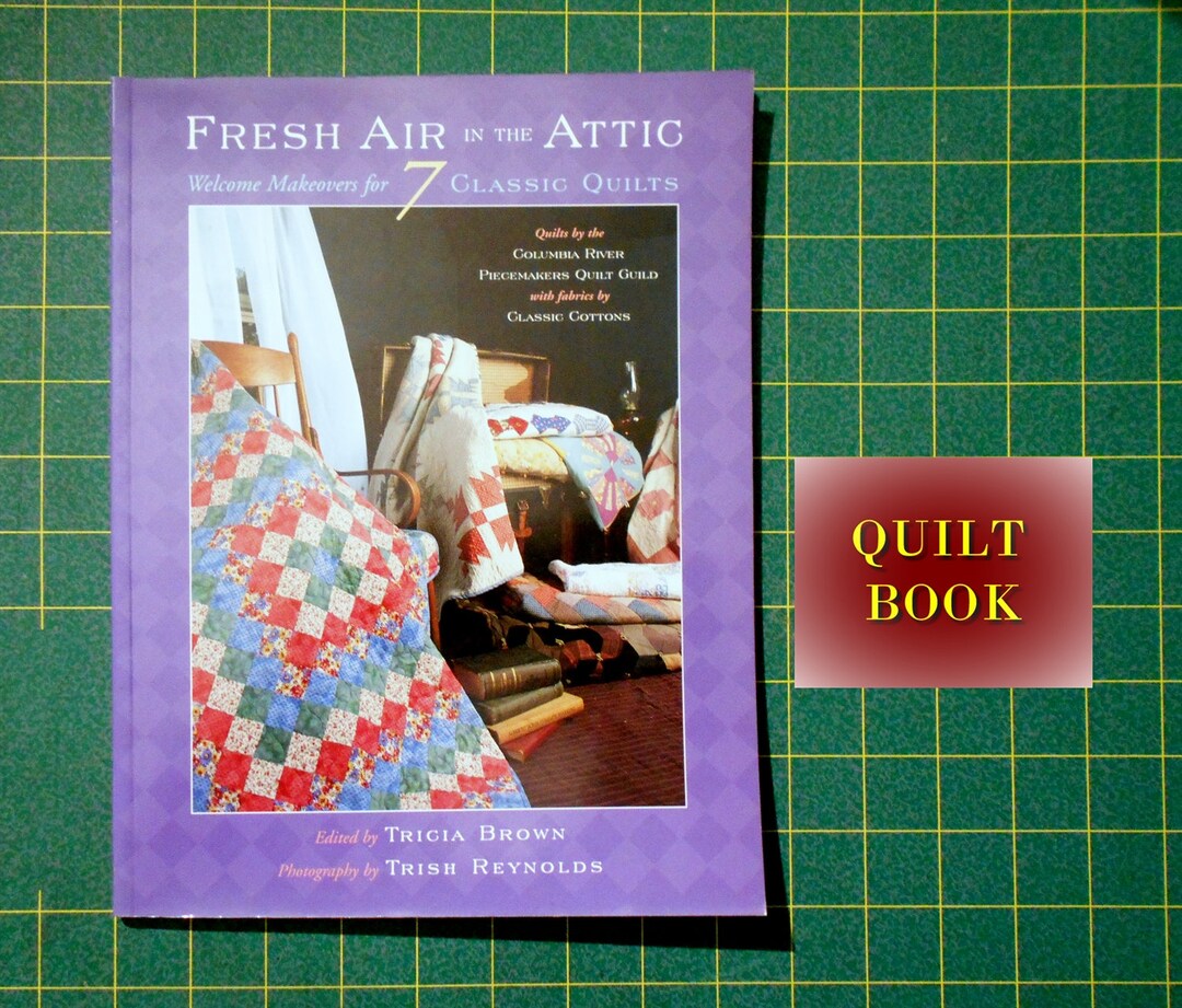 Book- #1417 Fresh Air in the Attic/log Cabin/bird in the Air/nine Patch ...