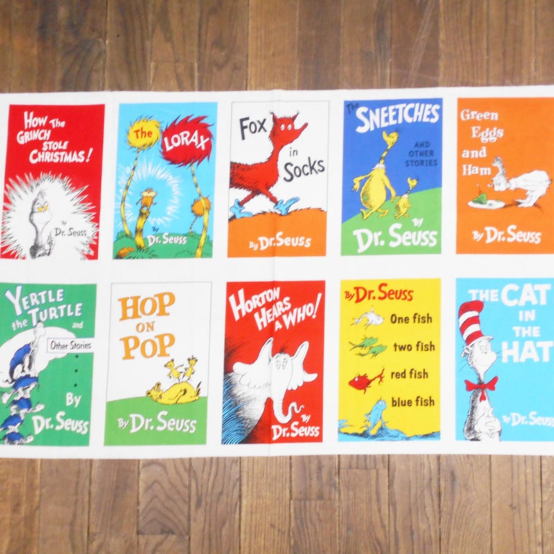 Dr Seuss Book Covers - Etsy