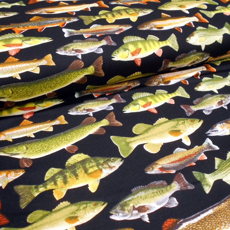 Fishing Fabric - Etsy