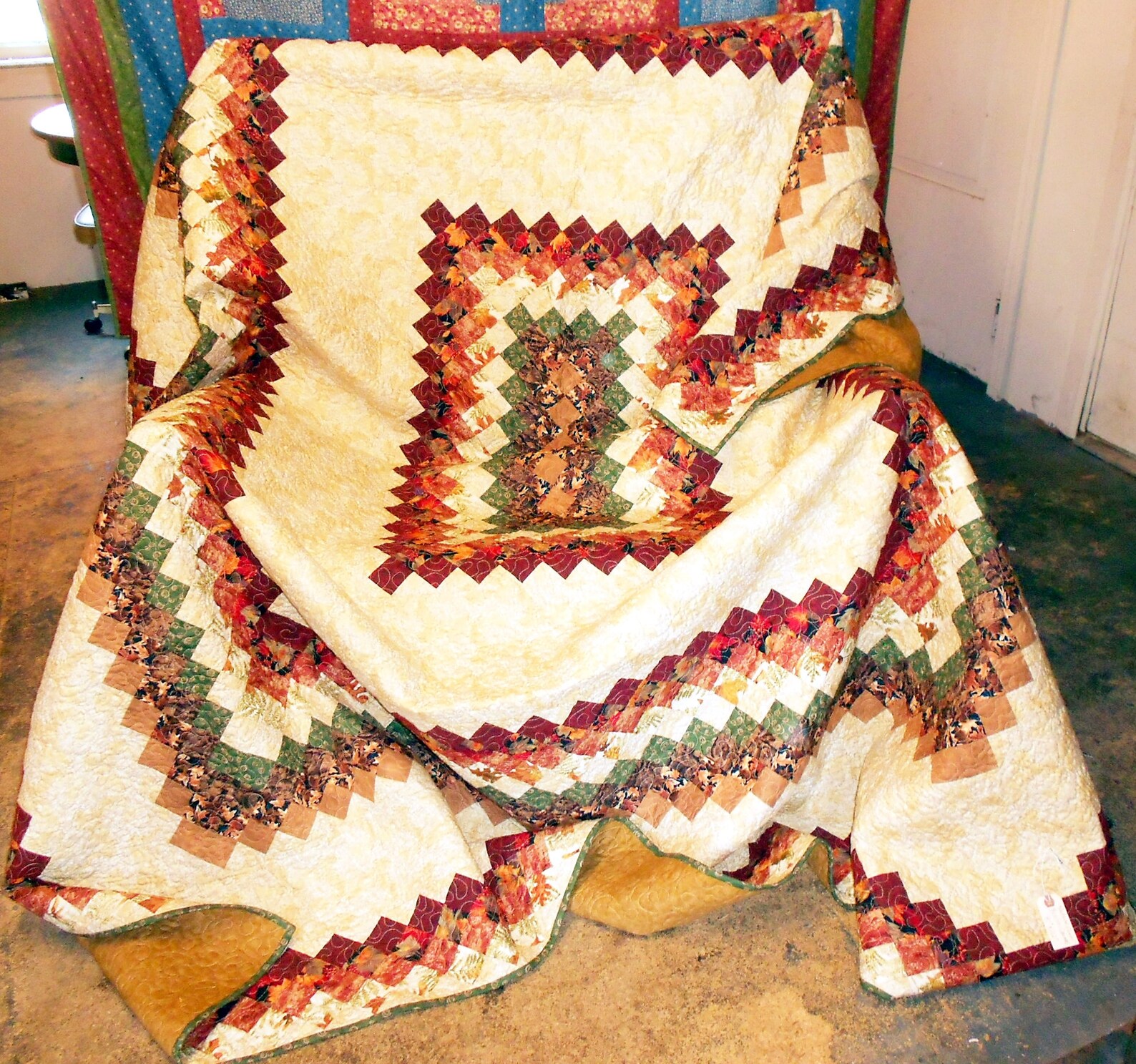 Queen/king Quilt Fall/autumn Leaves Boston Commons 95 X - Etsy