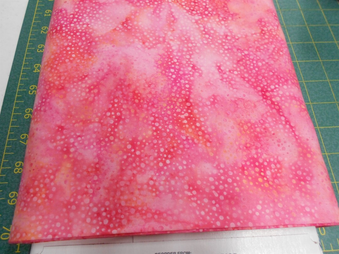 Batik Fabric-#4467 Hot Pink Bali Dots/hoffman Batik/cotton Fabric by ...