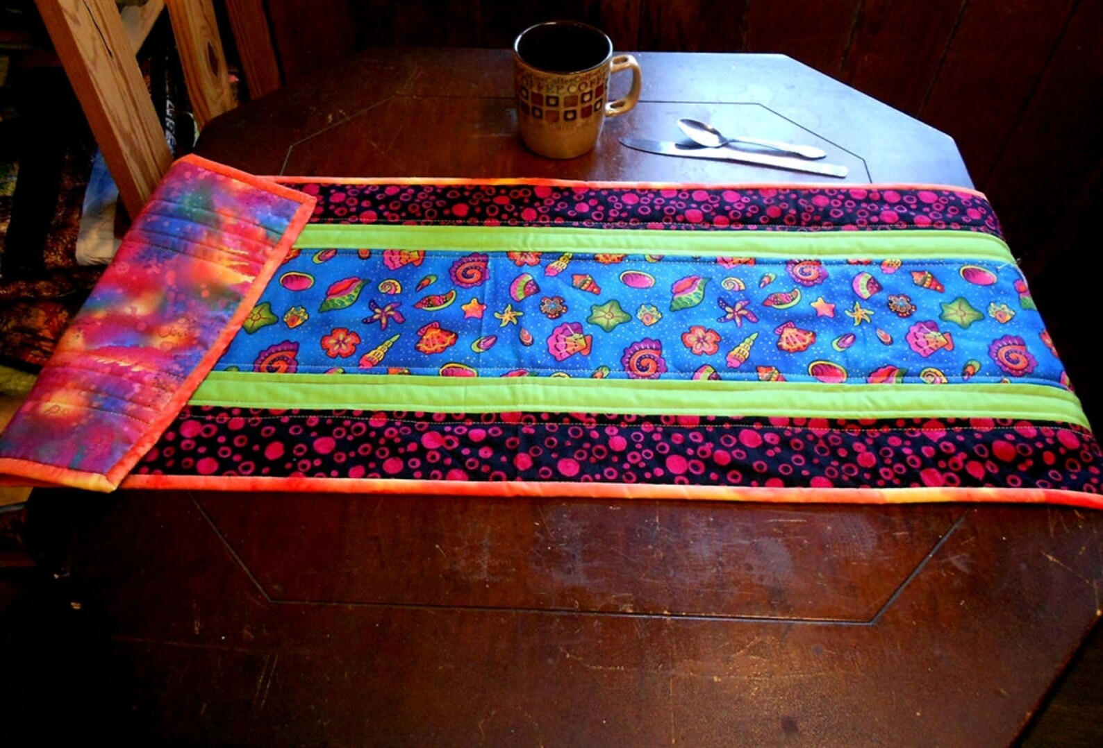 Bright Seashell/summer/beach/water Straight Lines Table - Etsy