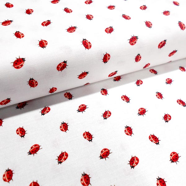 Ladybug Fabric - Etsy