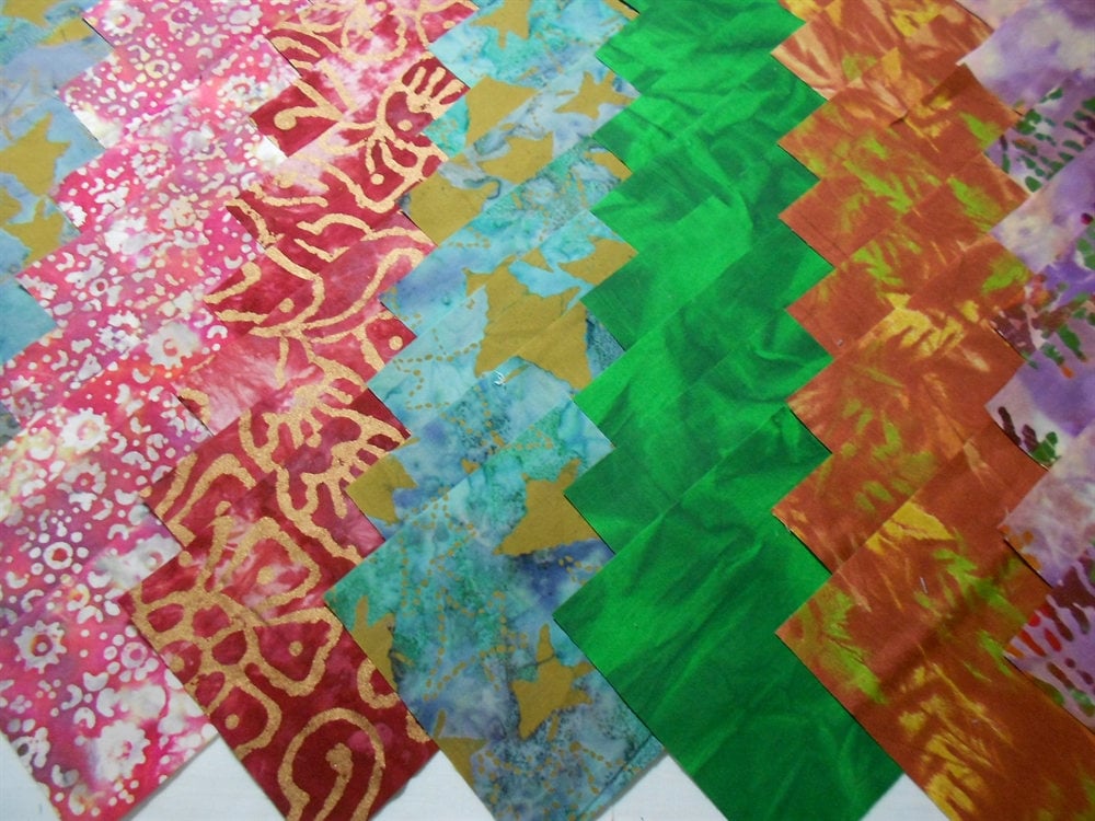 Batik Fabric-80pc. charm squares/5x5 3831 | Etsy