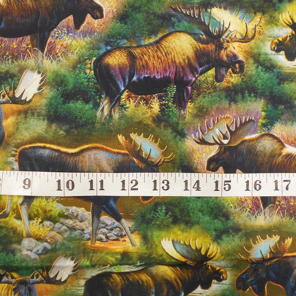 Moose Fabric - Etsy