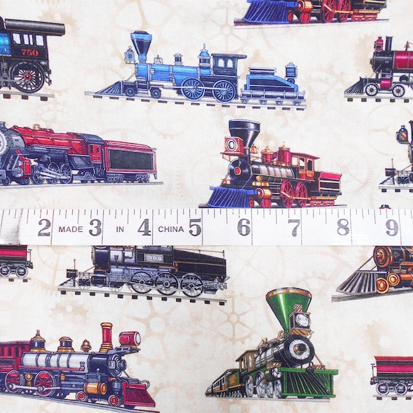 Train Fabric - Etsy