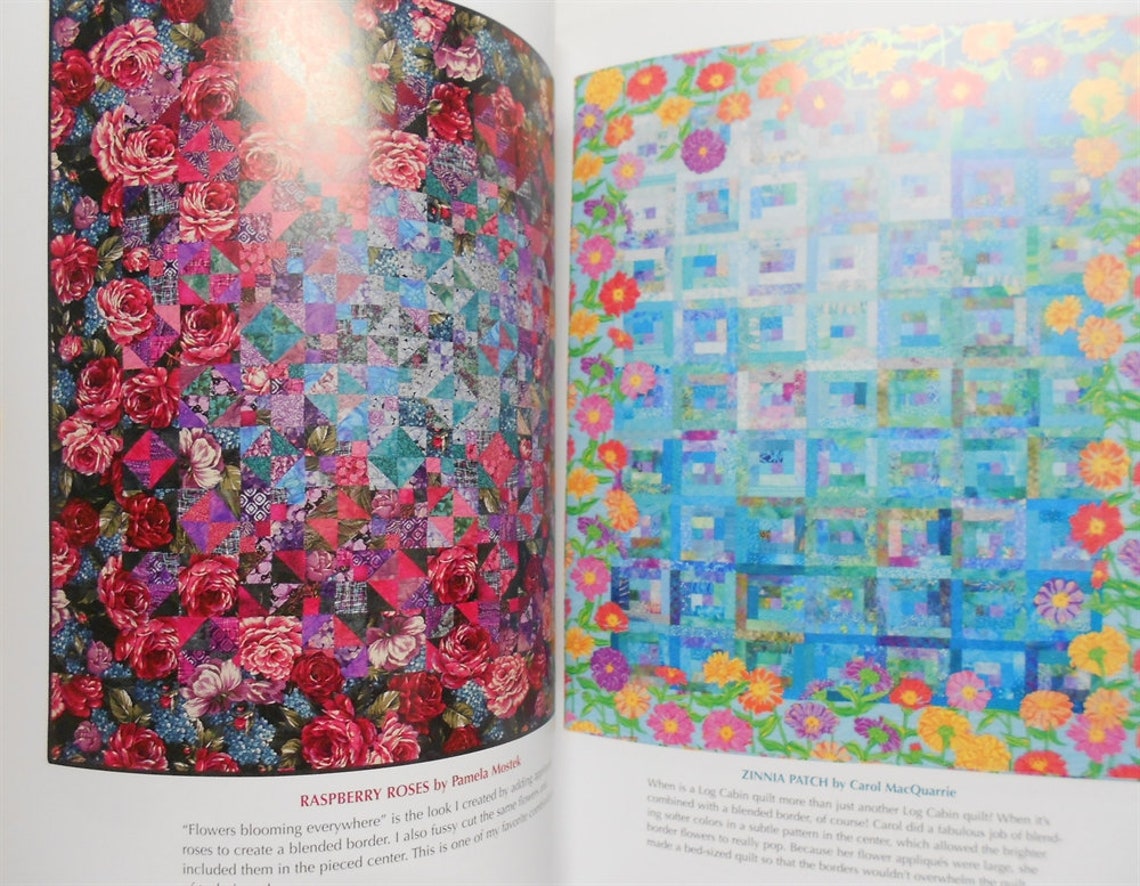 Quilt Book2099 Blended Borders/quilts With Creative - Etsy