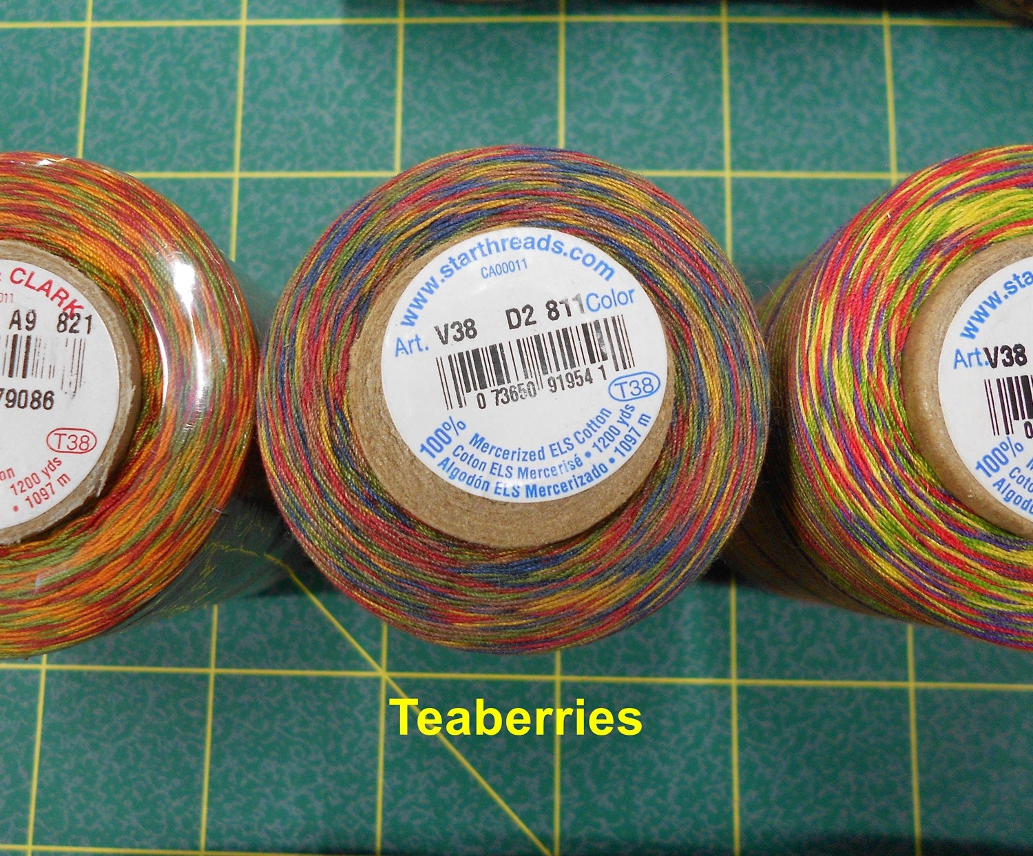 Machine Quilting Thread Variegated/1200yds/Star-Coats & | Etsy