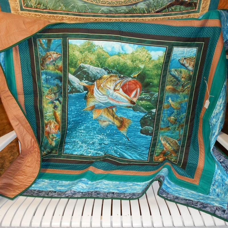 Fishing Quilt - Etsy