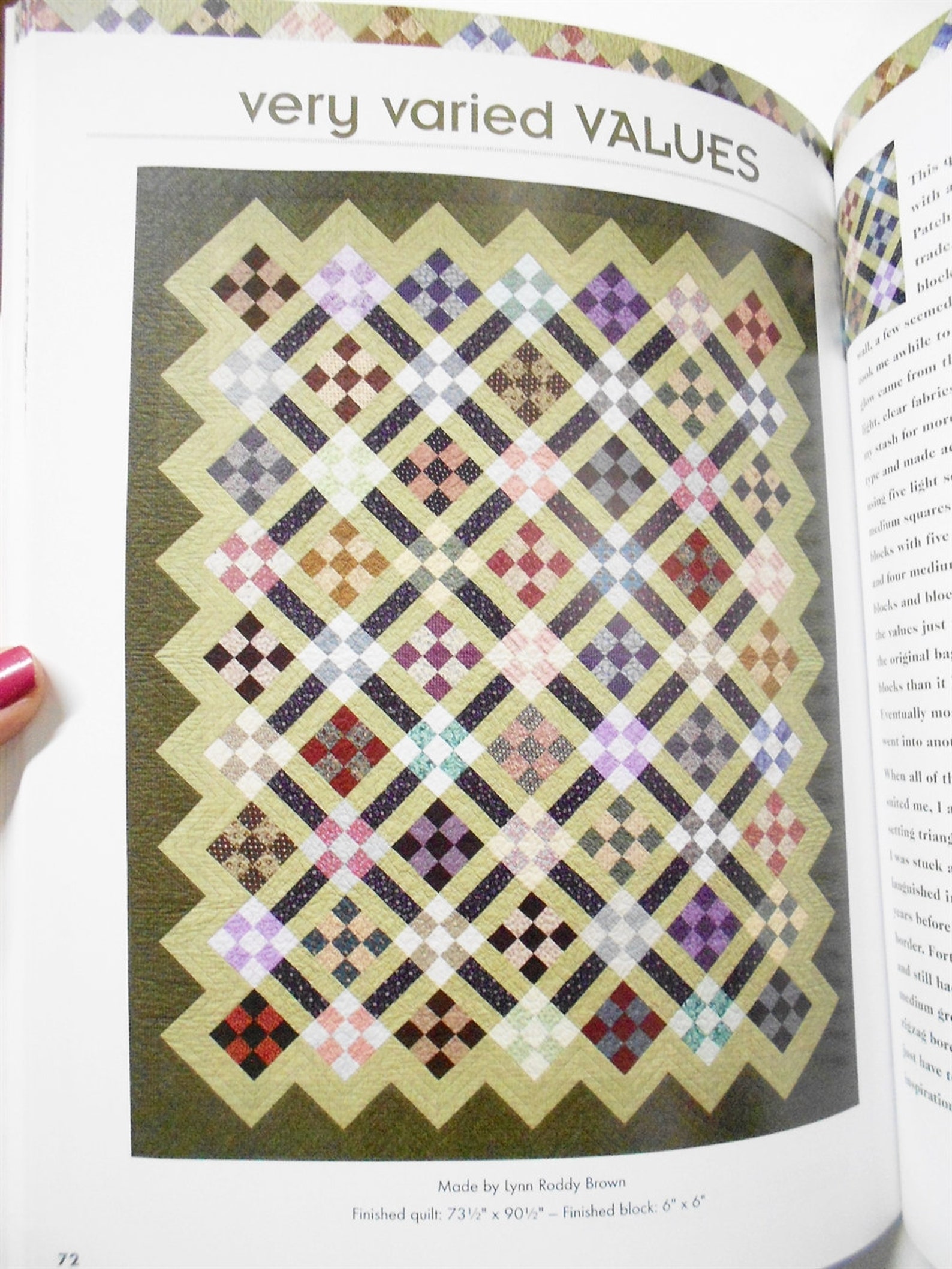 Book-patchwork-play Quilts/lynn Roddy Brown/make the Most of - Etsy