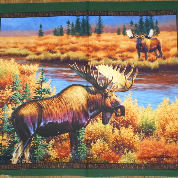 Moose Fabric - Etsy