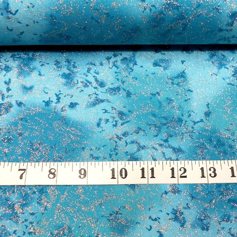 Teal Blue Fabric - Etsy