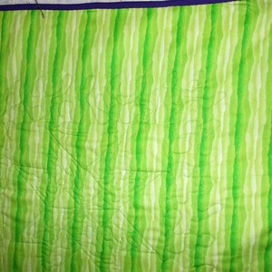 Blue/purple/lime Pinwheel Quilt - Baby/toddler 44" X 57" (lime Wavy ...