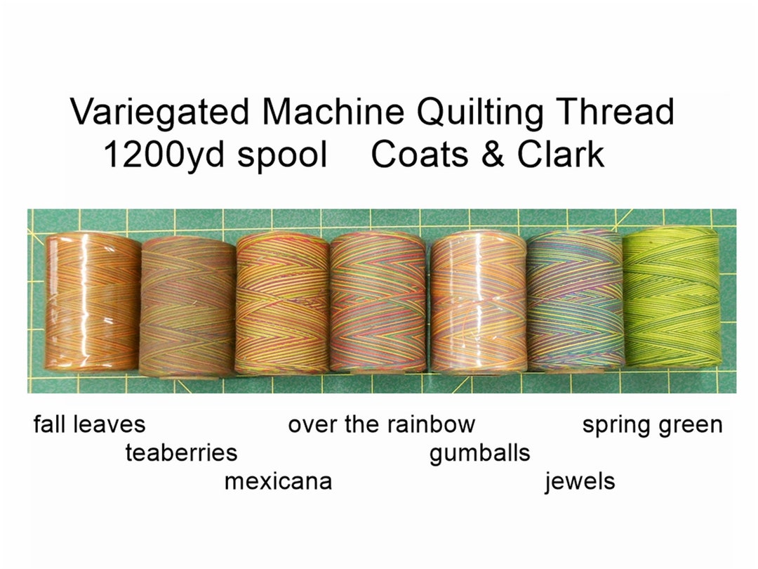 Machine Quilting Thread Variegated/1200yds/star-coats & Clark/fall ...