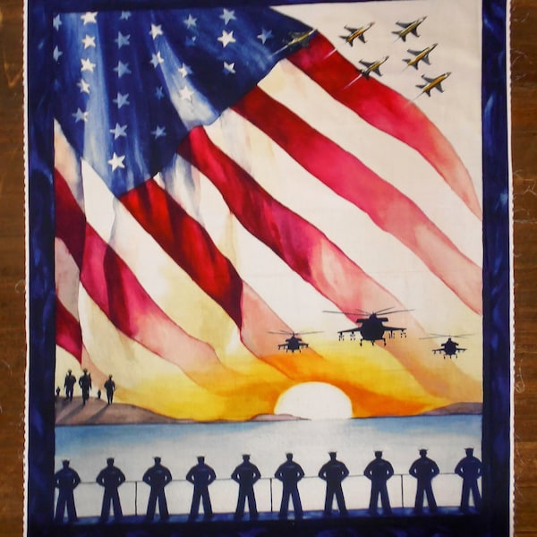Military Quilt Panel - Etsy