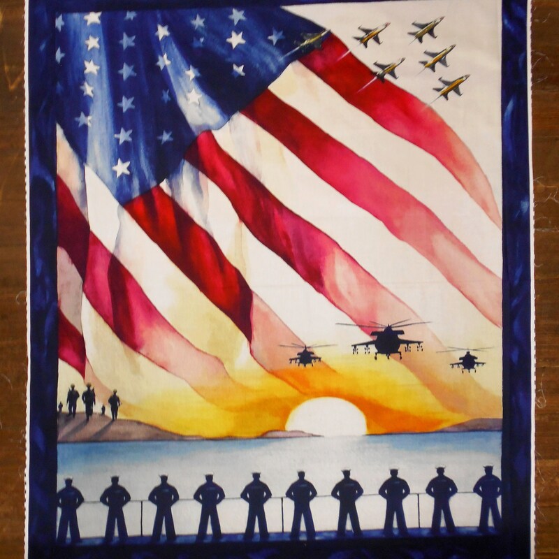 Military Quilt Panel - Etsy