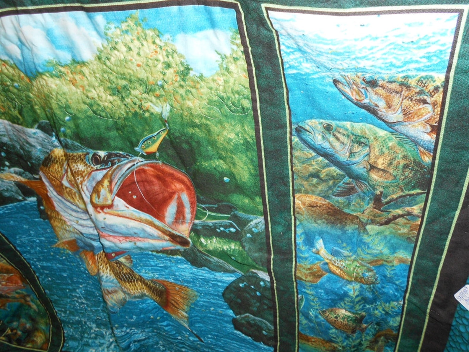 Largemouth Bass Lap Quilt/fishing/fisherman/fishermen/mancave - Etsy