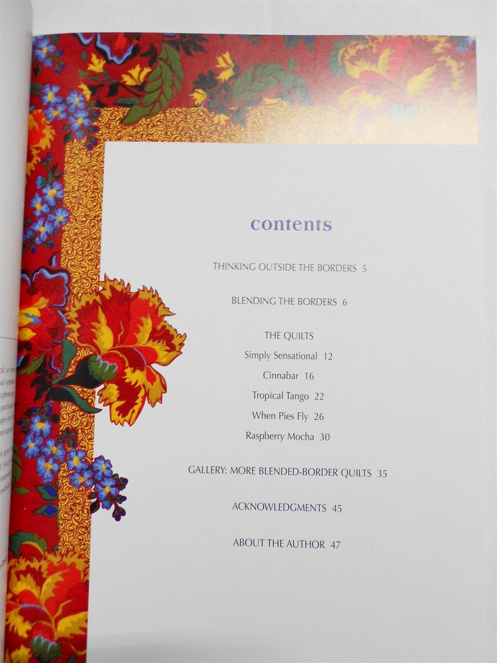 Quilt Book2099 Blended Borders/quilts With Creative - Etsy