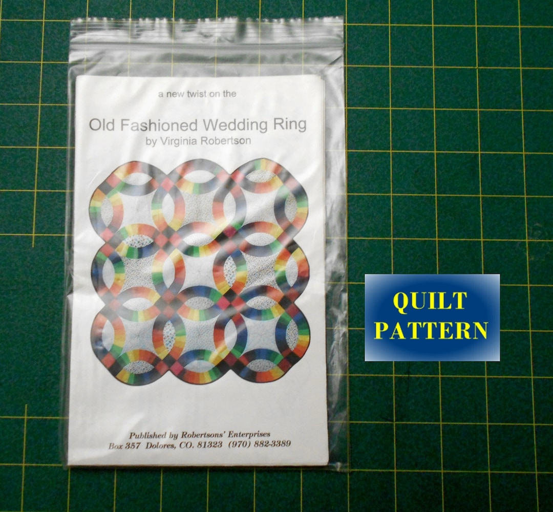 Quilt Pattern #2265-A New Twist on the Old Fashioned Wedding Ring ...