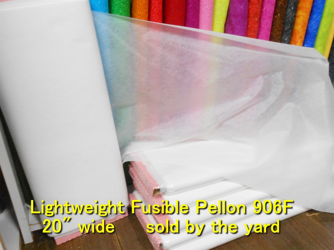 Sheer White Fusible (iron-on) Interfacing #2952 Sheerweight/lightweight ...