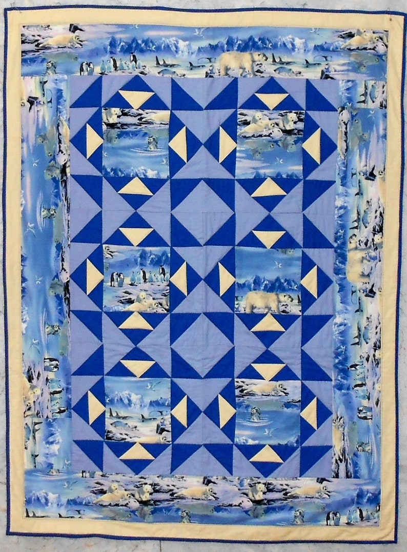 Arctic Animals-baby/toddler/lap Quilt 46 X 61 - Etsy