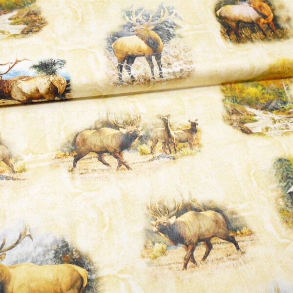 Elk Fabric - Etsy