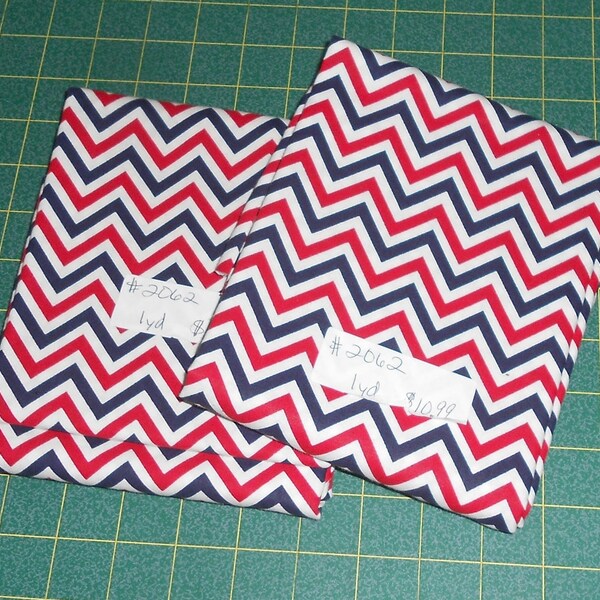 Red Chevron Fabric - Etsy