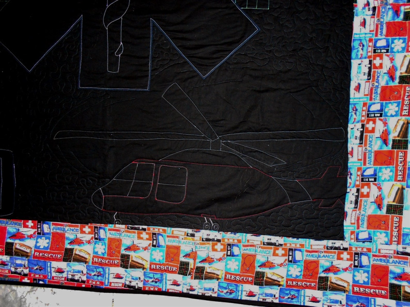 Emt/ems/paramedic/medical Lap Quilt One of a Kind 57 X - Etsy