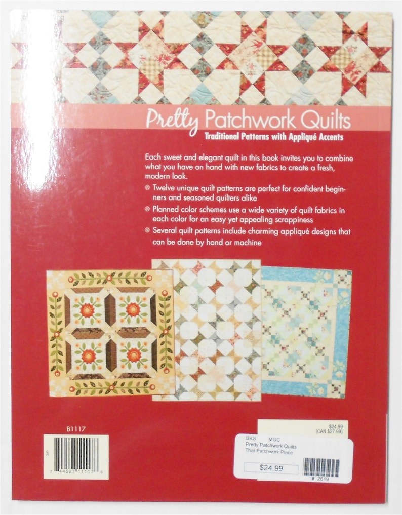 Book-pretty Patchwork Quilts/traditional Patterns With - Etsy