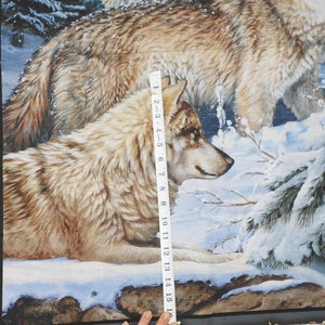Wolf/wolves Fabric Panel/approx. 36x42" Wild Wings Wolf Wall Panel ...