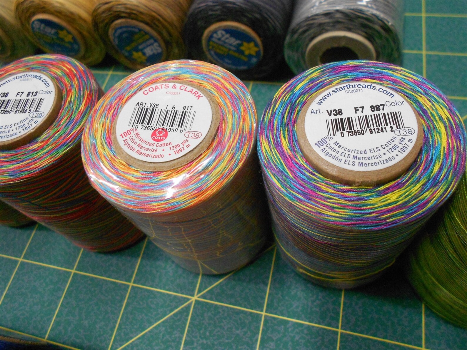Machine Quilting Thread Variegated/1200yds/star-coats & - Etsy
