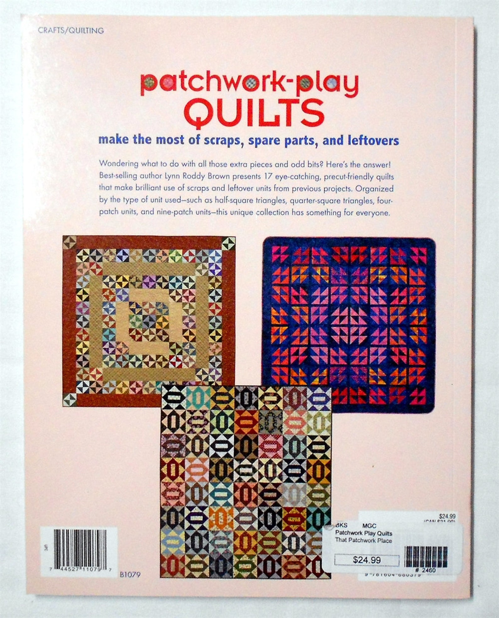 Book-patchwork-play Quilts/lynn Roddy Brown/make the Most of - Etsy