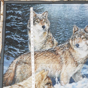 Wolf/wolves Fabric Panel/approx. 36x42" Wild Wings Wolf Wall Panel ...