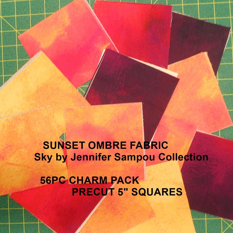 Sunset Fabric - Etsy