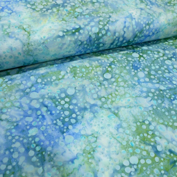 Green Batik Fabric - Etsy