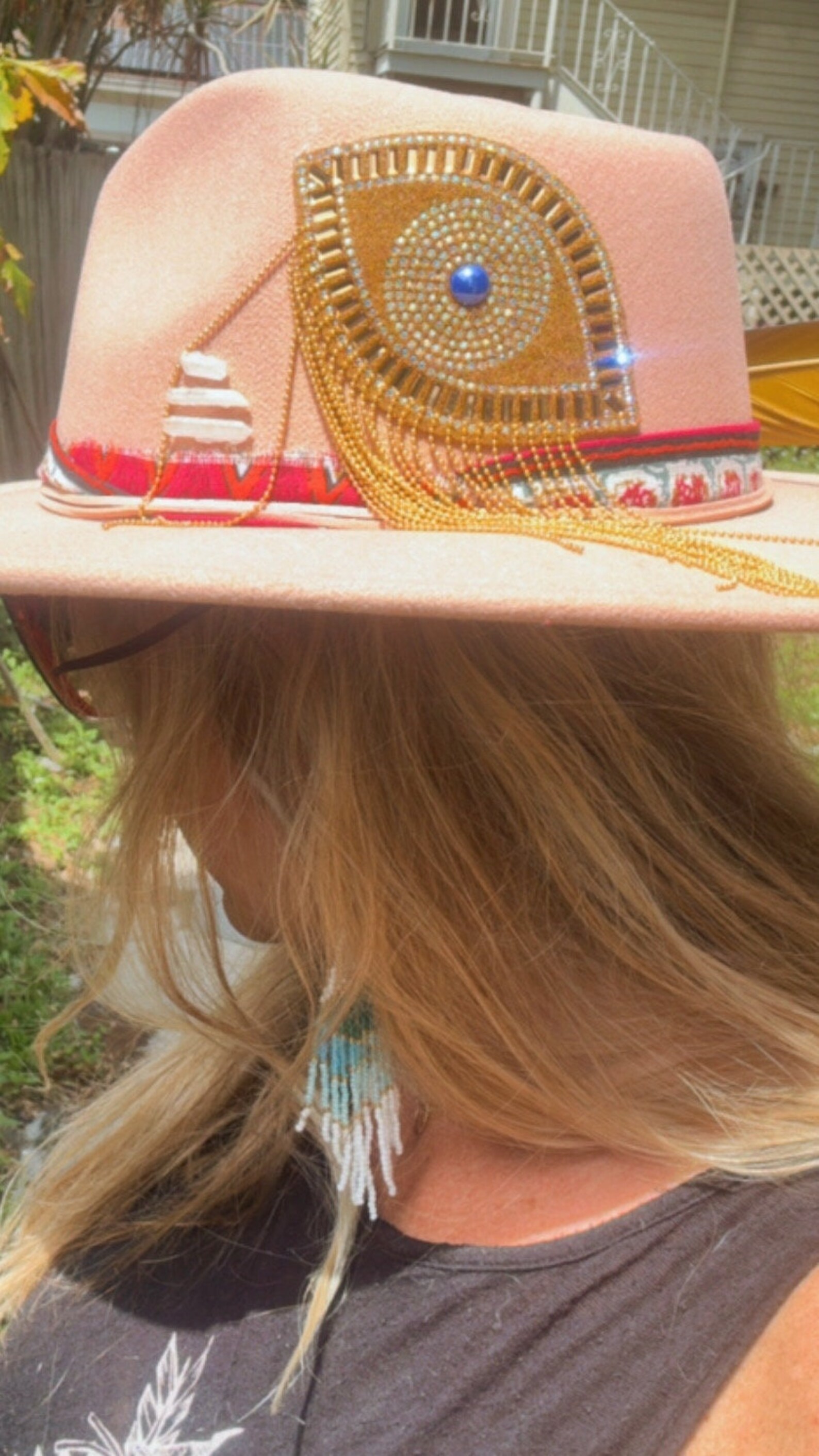 Boho Patch Hat: All Seeing Eye - Etsy