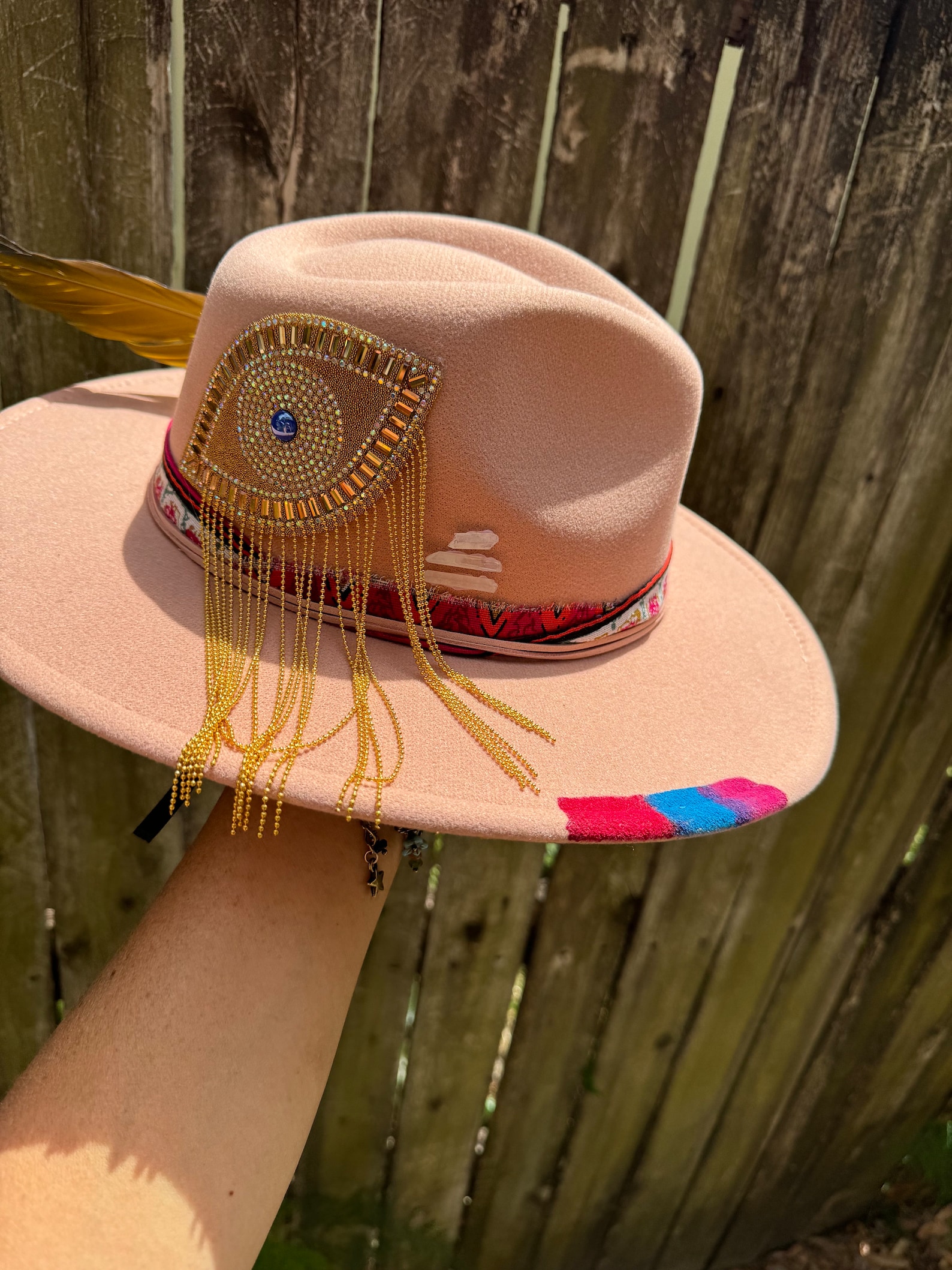 Boho Patch Hat: All Seeing Eye - Etsy