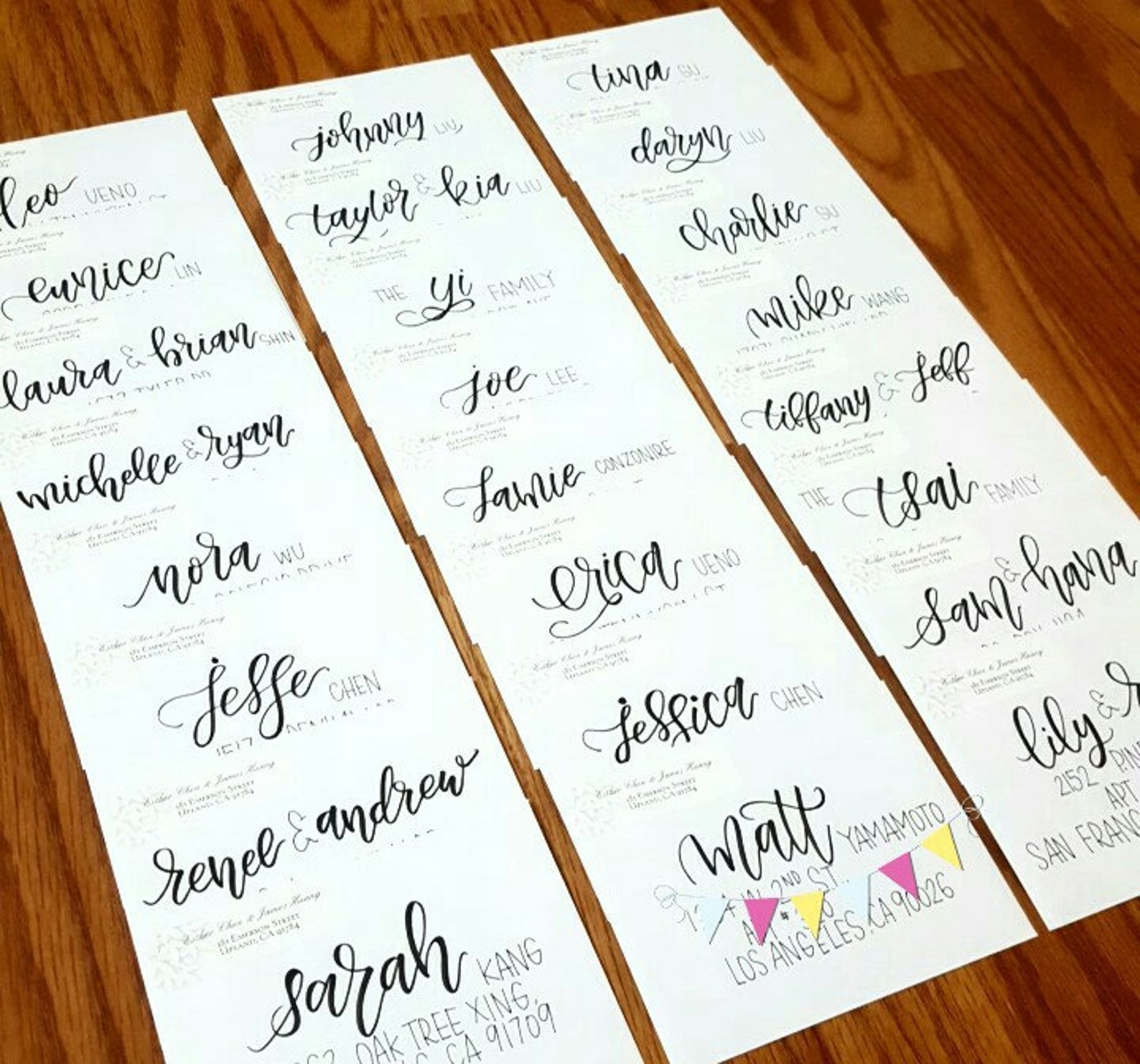 Wedding Calligraphy / Wedding Envelopes / Wedding Envelopes / Wedding ...