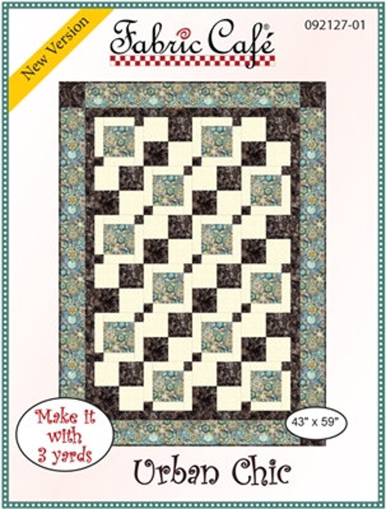 3 Yard Quilt Patterns by Fabric Cafe - Etsy