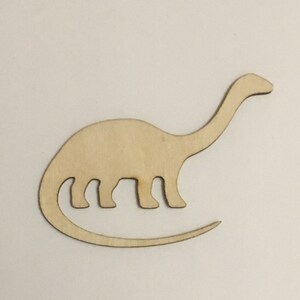 Brontosaurus, Wooden Dinosaur, Laser Cut Wood, Craft Supplies, A172 - Etsy
