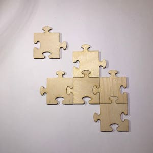 Interlocking Puzzle Pieces, Laser Cut Wood, A006 - Etsy