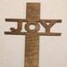 Believe Cross, Wooden Cross Laser Cut Cross Home Decor Christmas Gift ...