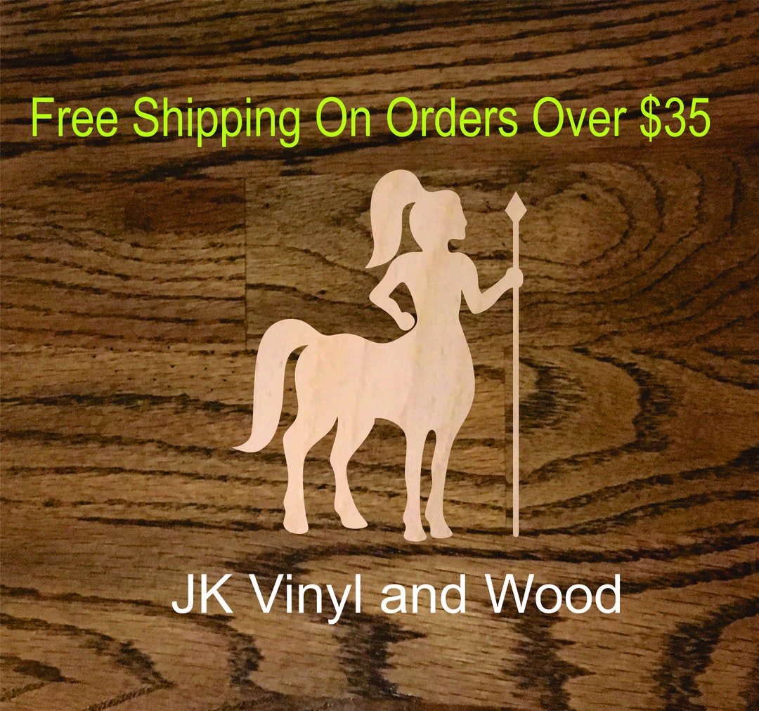 Centaur Cutout, Crafting Supplies, A211 - Etsy