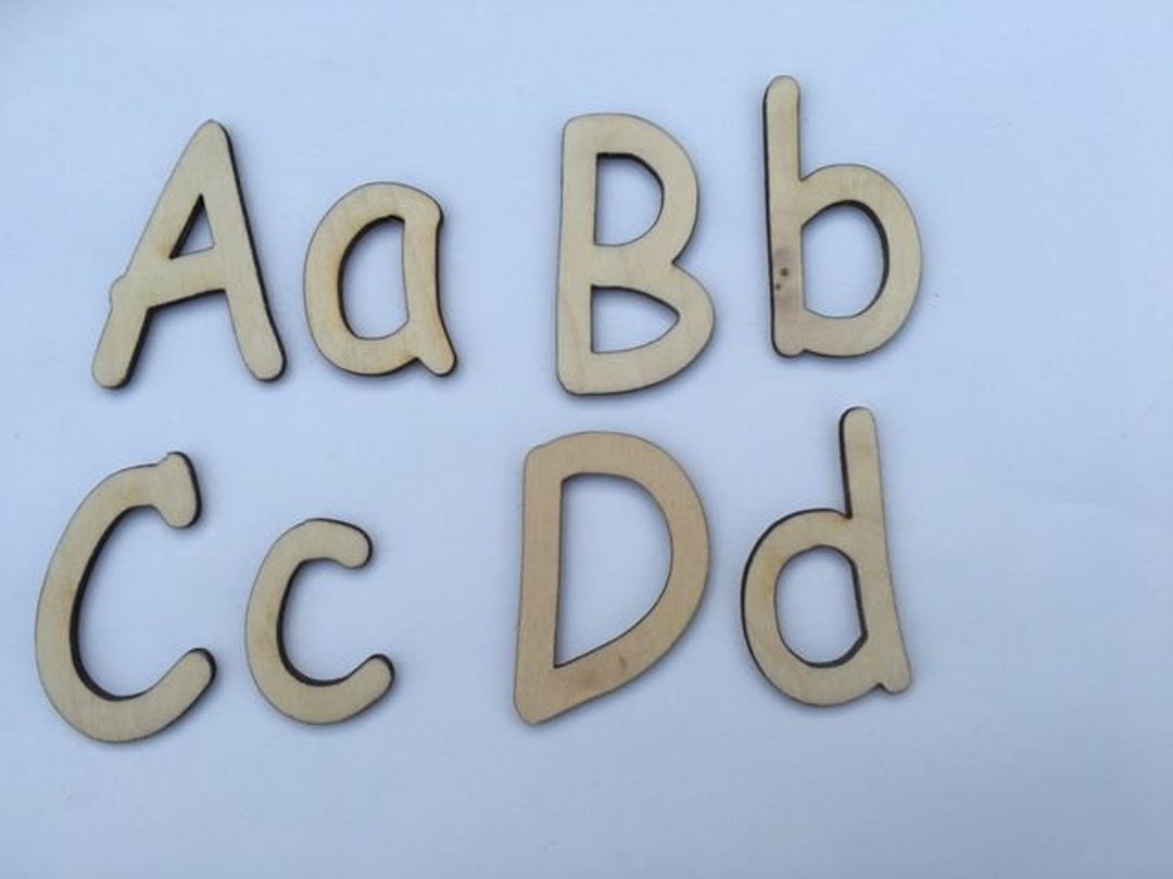 Laser Cut Wood Letters and Numbers, Multiple Sizes, Crafting Supplies ...