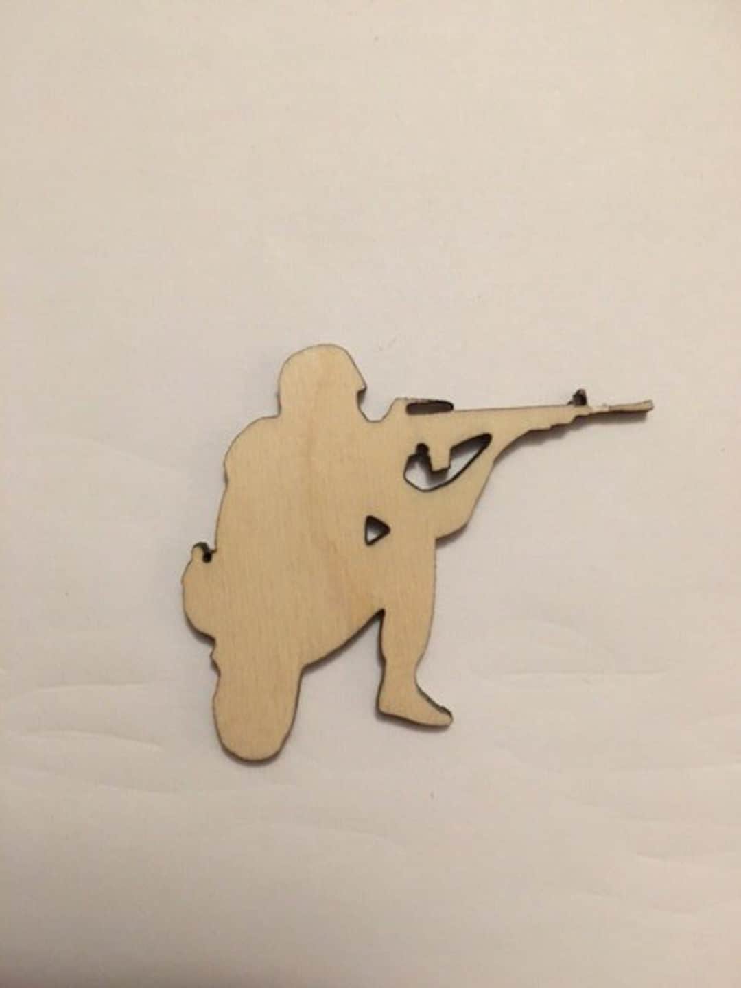 Laser Cut Solider, Army, War, Wood Shapes, Laser Cut Wood, Multiple ...
