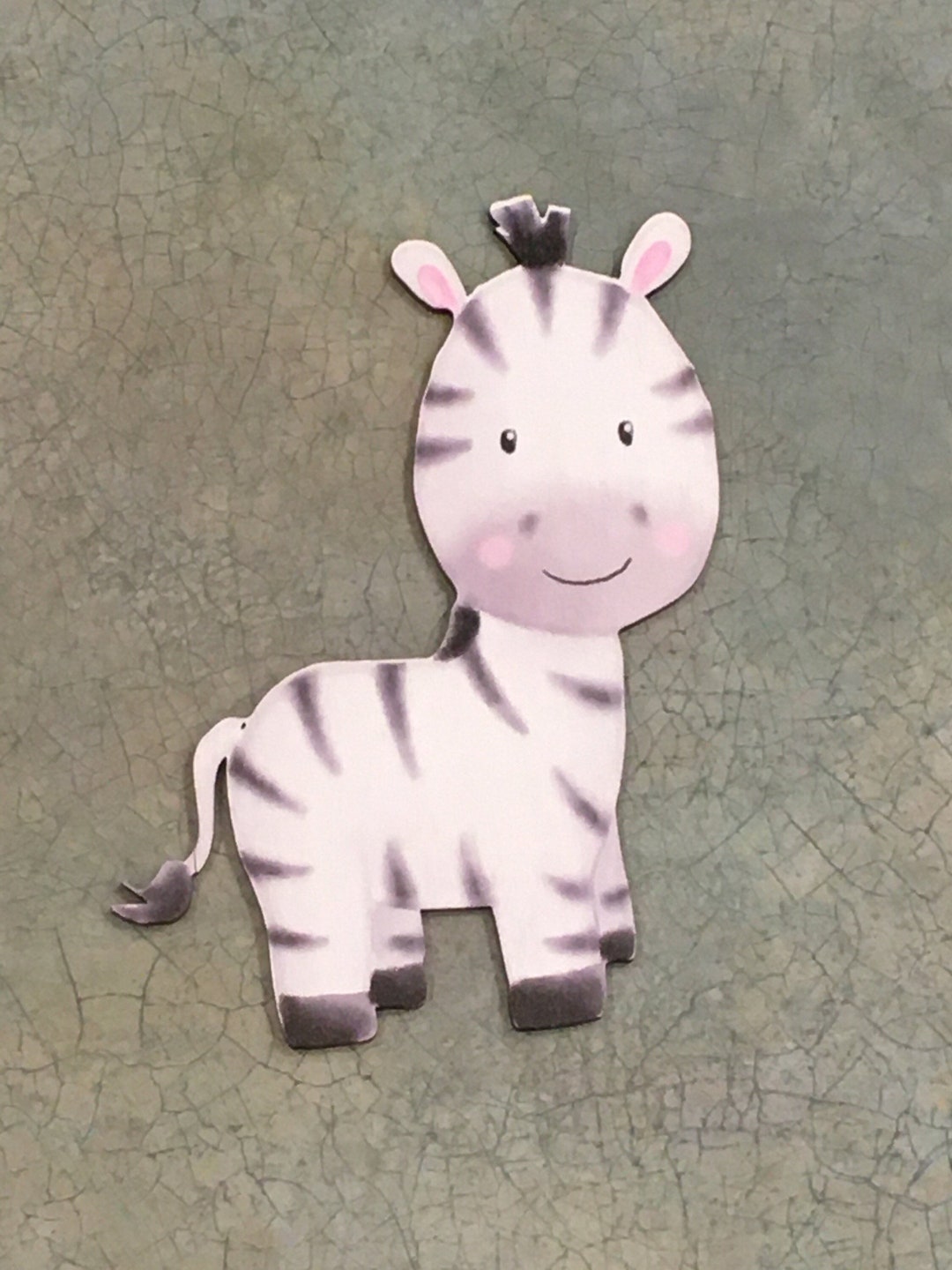 Laser Cut Zebra Wood Shape, Printed Zebra, Multiple Thickness, Crafting ...