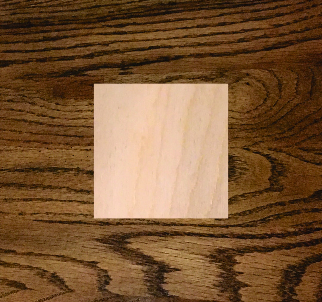 Set of 10 Square Wood Shapes, Laser Cut Wood, Home, Multiple Sizes, DIY ...