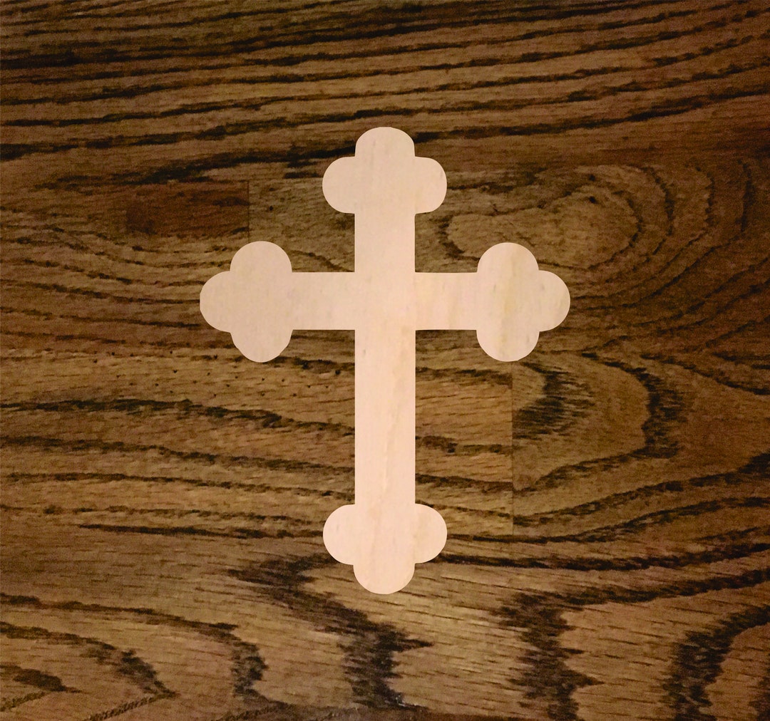 Cross Clove Knotted Laser Cut Wood Multiple Thickness - Etsy
