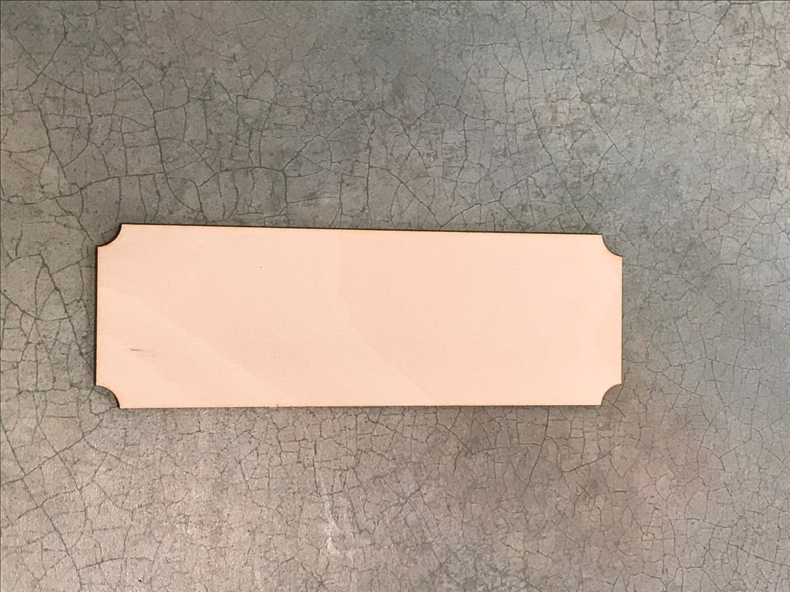 Rectangular Sign Board Cutout Laser Cut Wood Any Size A237 - Etsy