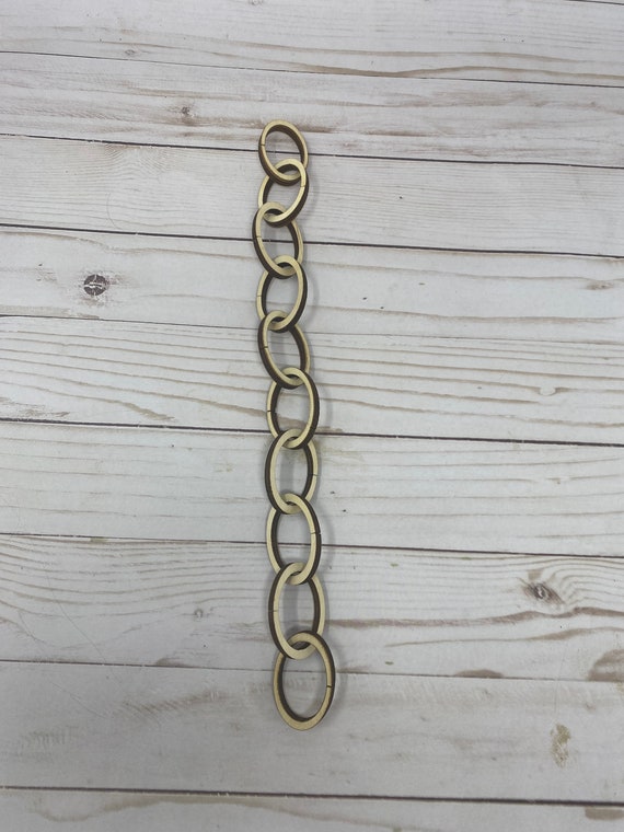 Laser Cut Wooden Chain 15 Long Combinable With - Etsy